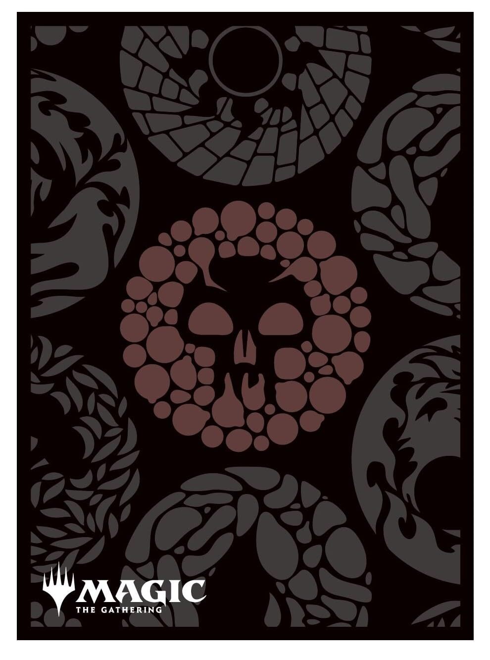 Magic: The Gathering Card Sleeve MANA- MINIMALIST Black Mana (Pattern ...