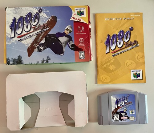 1080 Snowboarding N64 Complete in Box CIB Nintendo Vintage (see pics ...