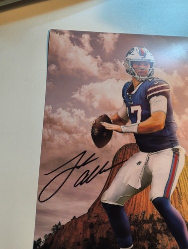 Josh Allen Autographed Signed 8x10 Photo Buffalo Bills NFL MVP | eBay