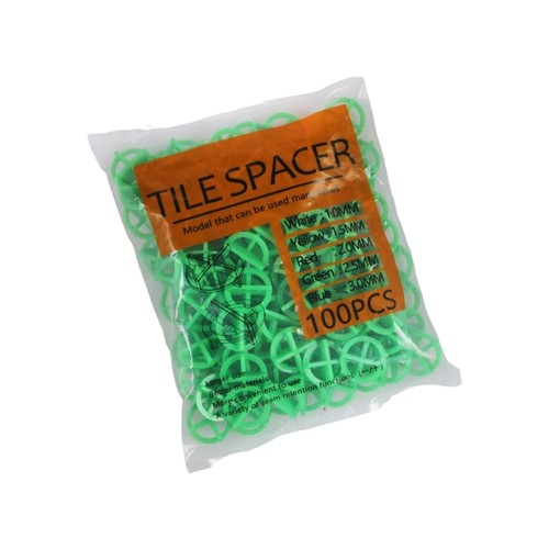 Pack of 100 Circular Tile Spacers Sizes 1.0mm To 3.0mm For Precise Tile ...