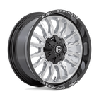 Fuel 1PC D798 ARC 20X10 8X180 -18 124.20 SILVER BRUSHED FACE W/ MILLED ...