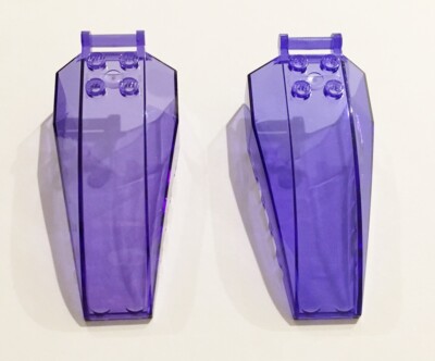 NEW LEGO PARTS - 4x8x2 Translucent Purple Windscreen 8x4x2 - Lot of 2 ...