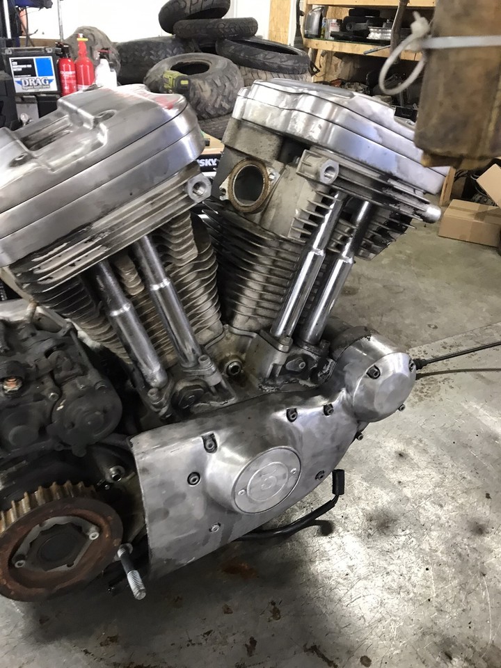93 Harley Davidson XLH 883 XLH 883 H Sportster Engine Motor | eBay