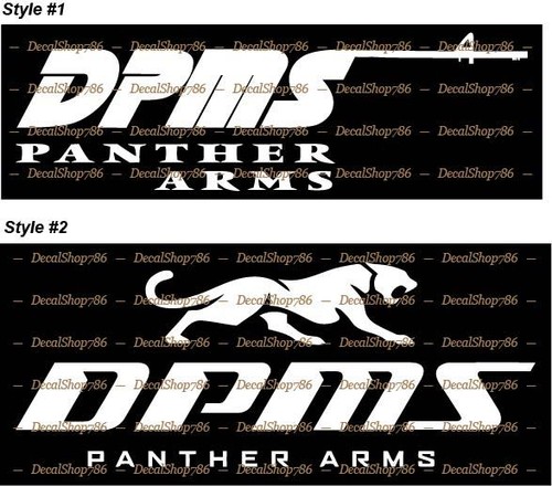 DPMS Panther Arms - Hunting/Outdoor Sports - Vinyl Die-Cut Peel N ...