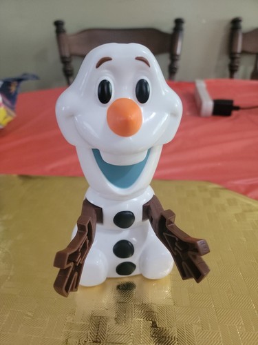 Disney Frozen Clapping OLAF SNOWMAN 7" Toy Figure Plastic Character ...