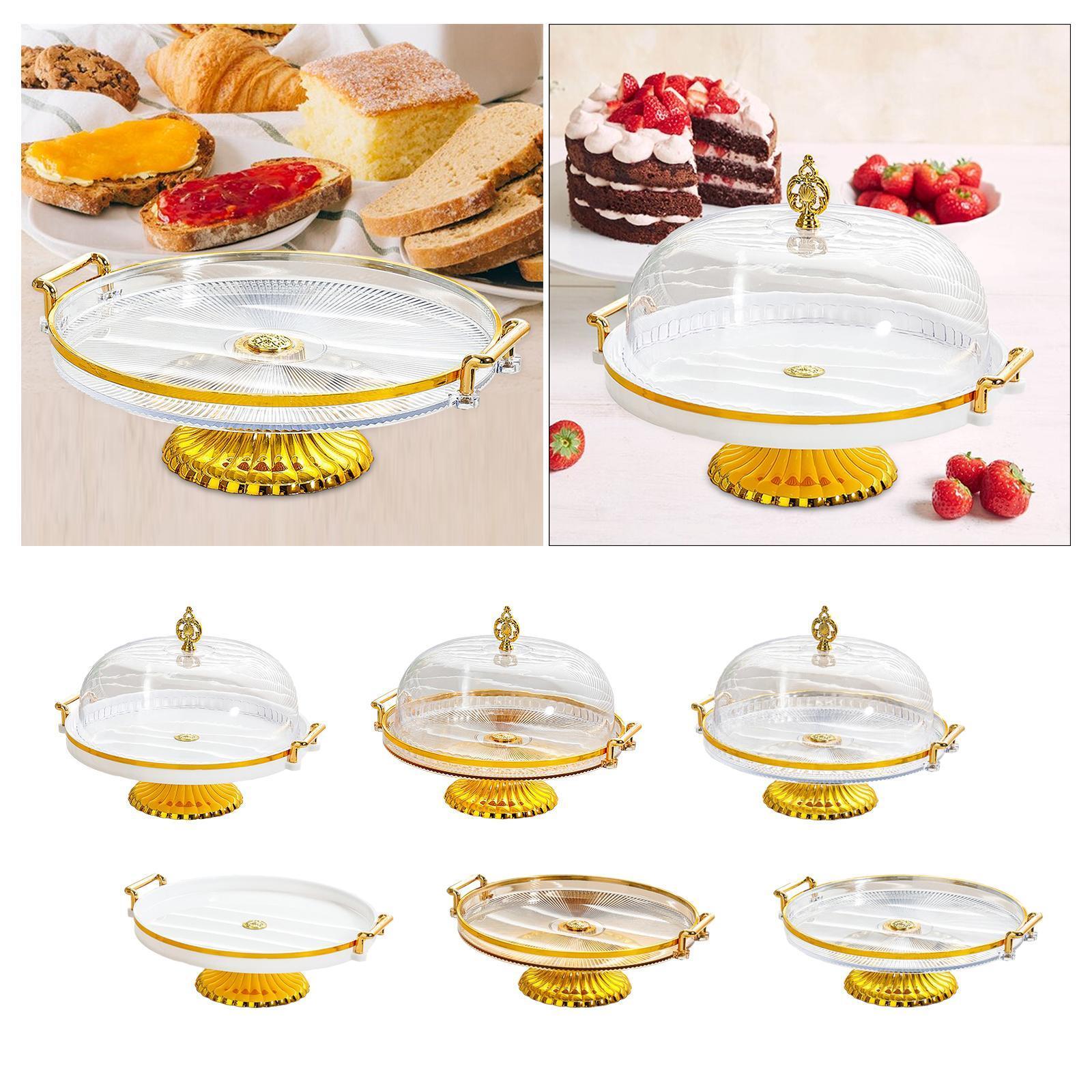 Pedestal Pastry Display Stand, Desert Serving Plate, Round Cake Plate ...