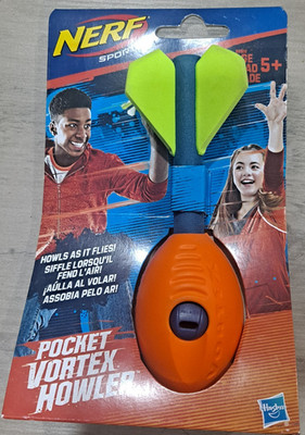 NERF Sports Pocket Vortex Howler Tailed Football ~ Howls As It Flies | eBay