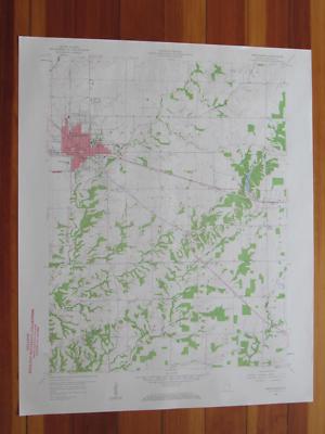 Greensburg Indiana 1959 Original Vintage USGS Topo Map | eBay