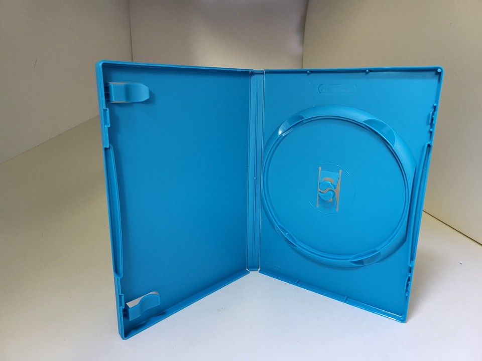 NEW Official OEM Nintendo Wii U Blue Empty Replacement Video Game Case ...
