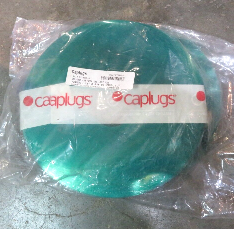 (200) Caplugs Die Cut 2-1/2" x 9-3/4"od Poly Circles (L7) | eBay