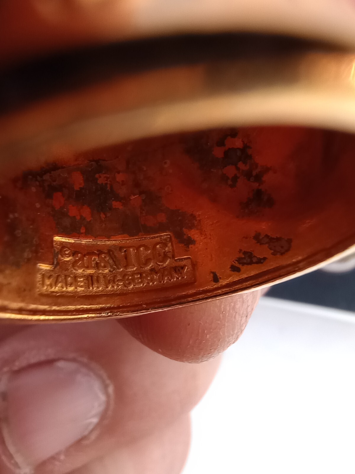 Two Signed HUMMEL West German Gold Gilt Sewing Thimbles + 5 Bone China ...