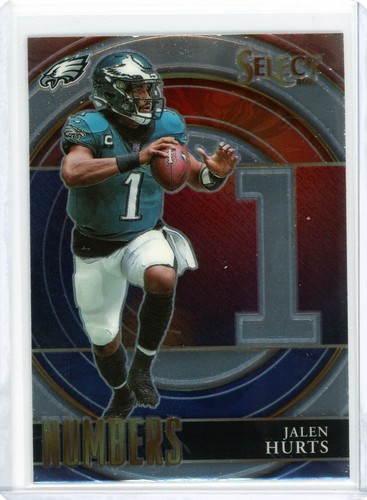 2021 Panini Select Numbers Jalen Hurts #SN-9 Philadelphia Eagles | eBay