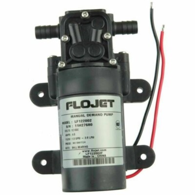 Flojet 12v RV Boat Manual Demand Pump, Eurovan, Vanagon, VW Camper ...