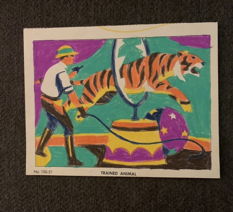 Venus Paradise Pre-sketched Coloring Set One UNCOLORED Circus Big Top ...