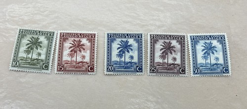 ‘42 CONGO BELGE-BELGISCH CONGO. Rare & Collectible Stamp MNH/MH Look 👀5 ...