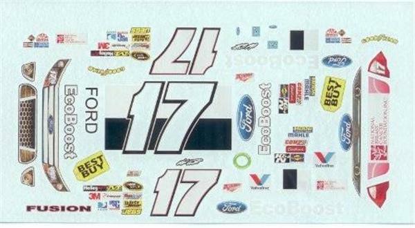 Winscals #17 Ecoboost pink 2012 Matt Kenseth Nascar decal | eBay