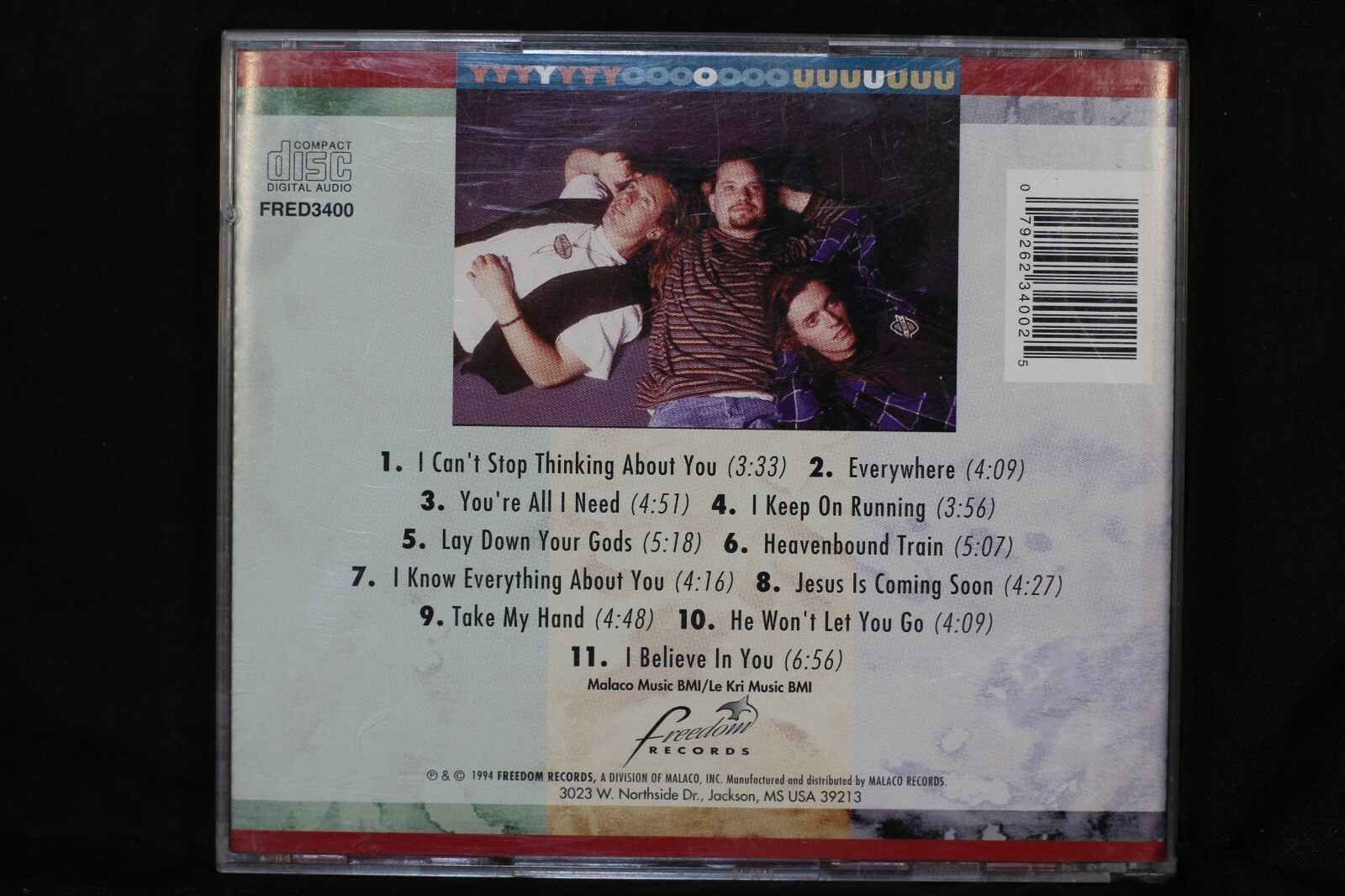 The Kry ‎– You - 1994 - Pop Rock, Alternative Rock, Acoustic (C440 ...