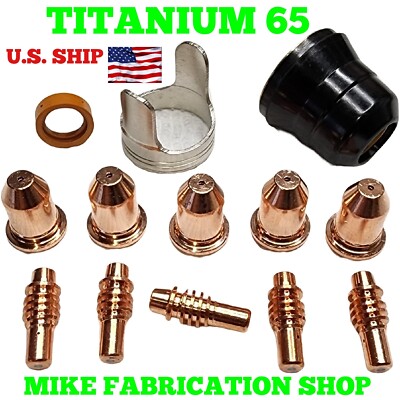 13 PC kit Harbor Freight Titanium Plasma 65 TI-PC65 Plasma cutter 59164 ...