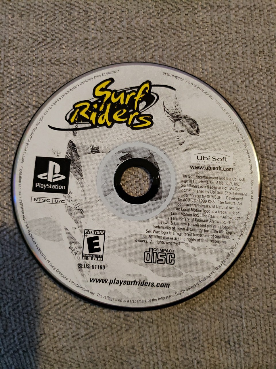 Surf Riders PS1 Sony PlayStation 1 tested Disc Only - NO TRACKING | eBay