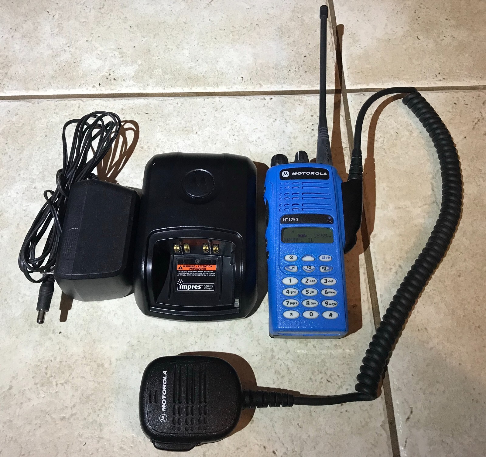 Guaranteed good Motorola HT1250 UHF 403-470MHz 128 Channel DTMF ...