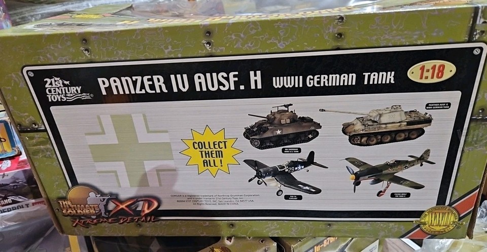 Ultimate Soldier/21st Century Toys Panzer IV AUSF.H WWII German Tank 1/ ...