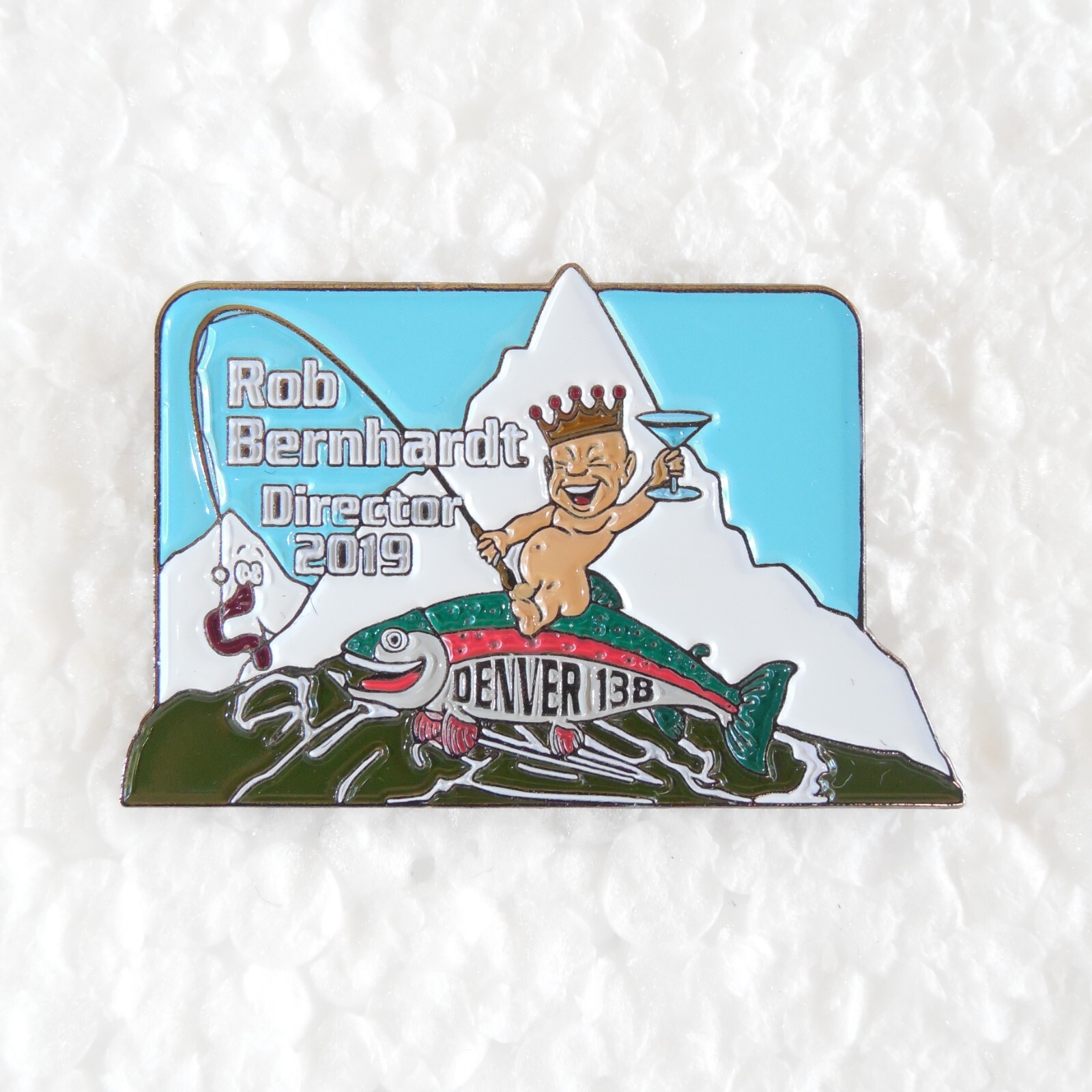 Royal Order of Jesters Denver Court 138 Director 2019 Pin ROJ Pinback ...