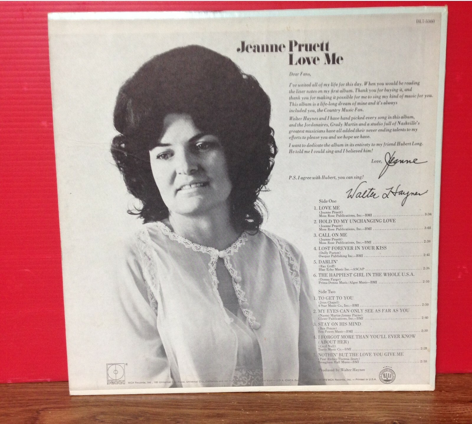 Vintage Jeanne Pruett 33 1/3 RPM 12" LP Records Sold Separately | eBay