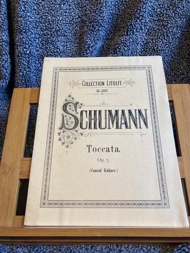 Schumann Toccata pour piano opus 7 partition Conrad Kühner éd. Litolff ...