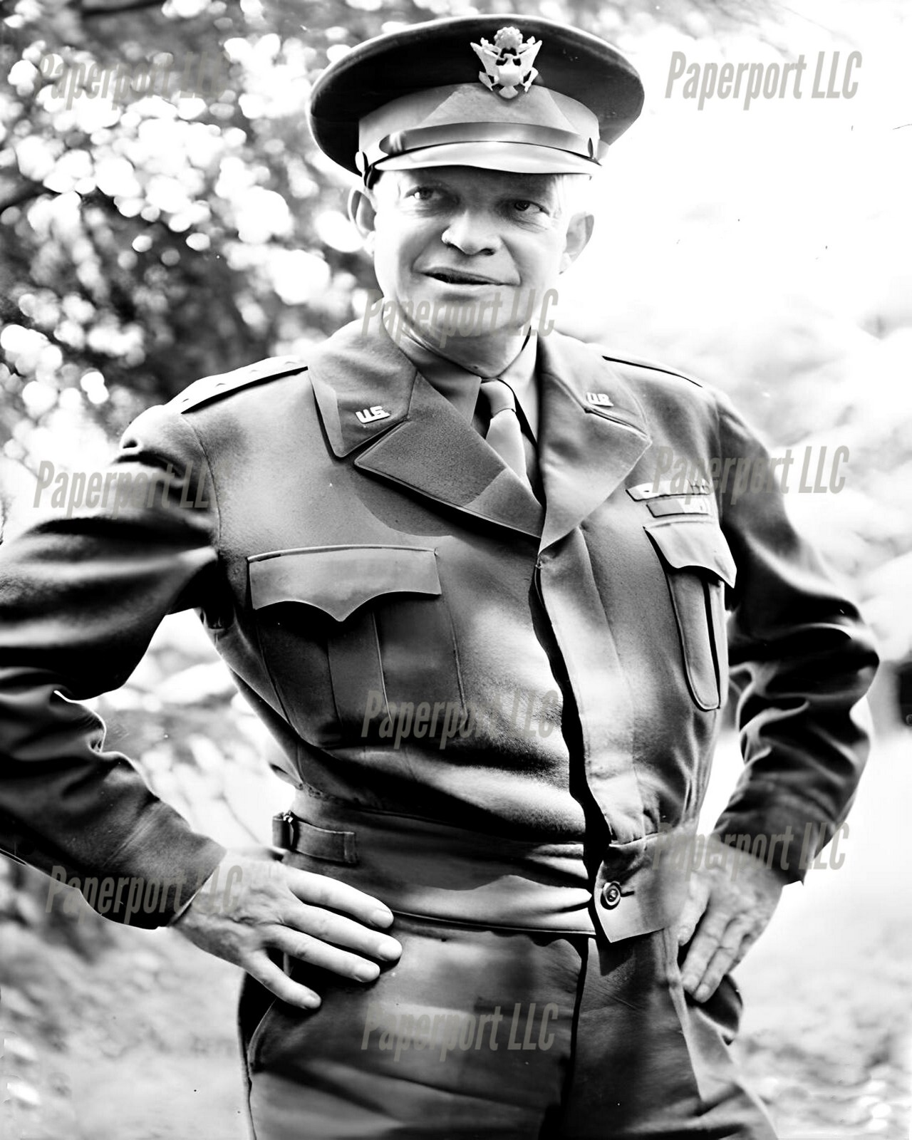 WWII Major General James P. Eisenhower 1945 8x10 Photo | eBay