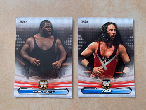 2019 Topps WWE Raw Legends of Raw Mark Henry + X-Pac - 1a | eBay