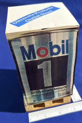 Mobil®️ 1 Synthetic Oil 3 1/8" Paper Note Pad Tear Off Block Notepad ...