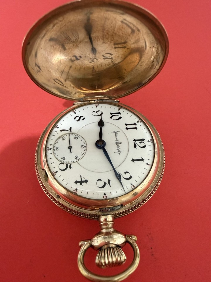 Illinois Bunn Special 18 size Two Tone RR Pocket Watch in a Hunter Case ...