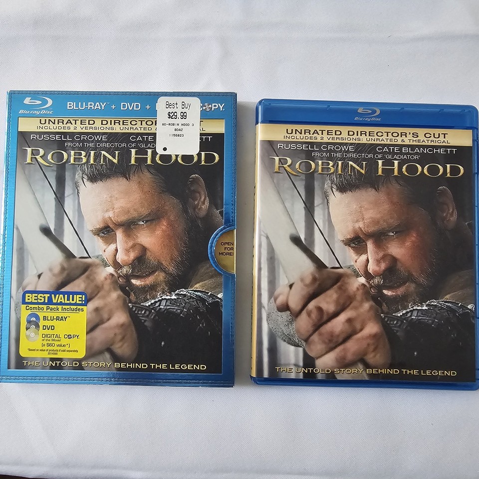 Russell Crowe Movie Lot – 4 DVDs 300, Gladiator, Robin Hood, A ...