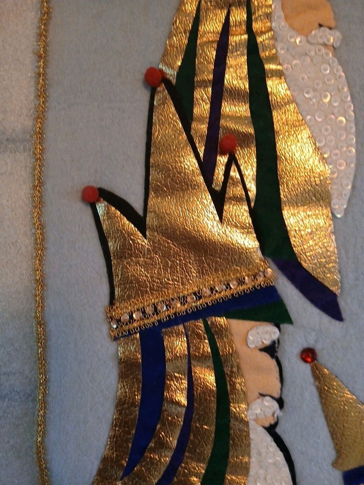 Handmade Edna Looney Wise Men Magi Christmas Nativity Wall Hanging ...