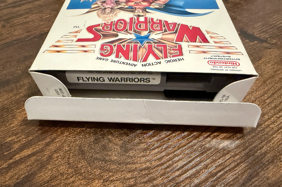oval seal Flying Warriors complete in box nintendo nes original game | eBay