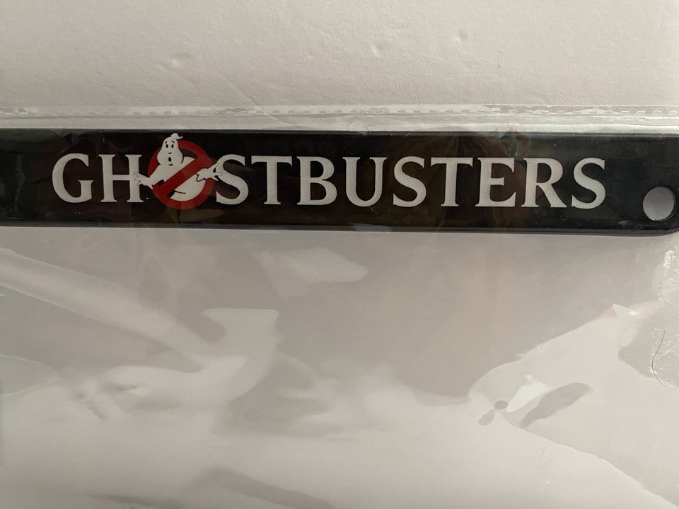 Ghostbusters License Plate Holder Black Frame, Ghostbusters Logo ...