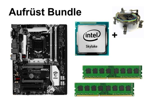 Aufrüst Bundle MSI Z170A KRAIT GAMING + Intel Core i5-6400 + 16GB RAM ...