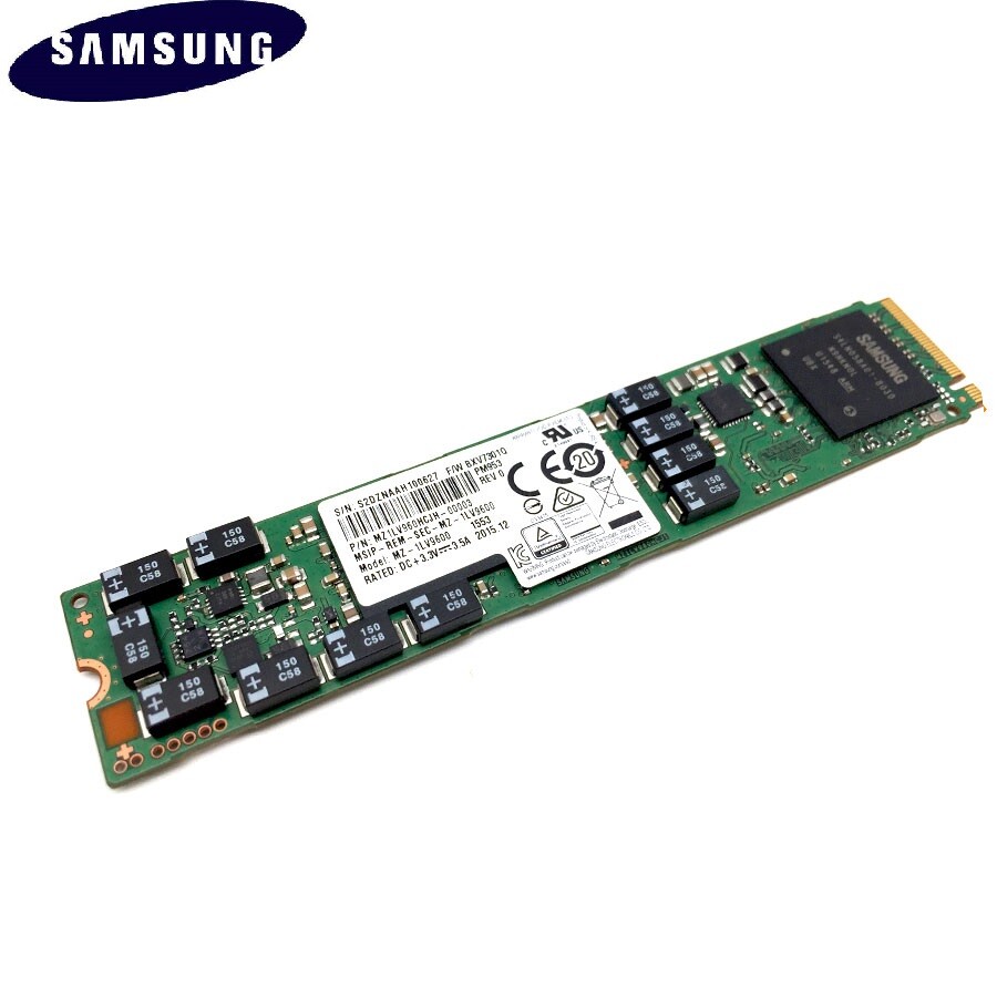 Samsung 960GB SSD 110mm PM953 M.2 NVMe 22110 PCIe MZ1LV960HCJH MZ ...