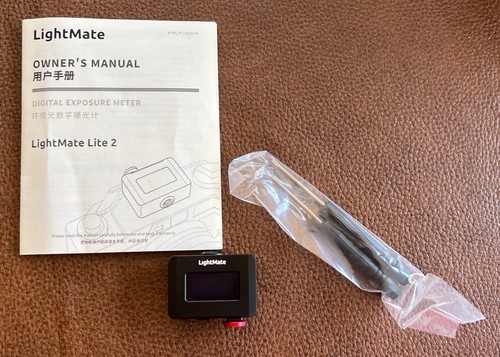 LightMate Lite 2 Camera DSLR Film Light Meter Shutter Speed Aperture ...
