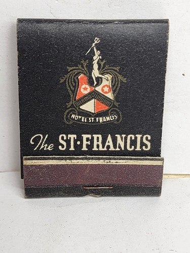Vintage THE ST. FRANCIS HOTEL San Francisco Union Square Matchbook ...