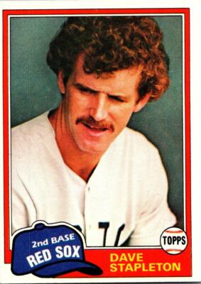 1981 Topps #81 Dave Stapleton | eBay