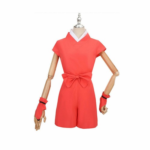 Hanyo-yashahime Moroha Cosplay Costume Fancy Red Cloak Top Uniform ...