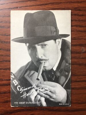 Harold Peary Actor VINTAGE 1940's-1950's PENNY ARCADE TRADING CARD | eBay
