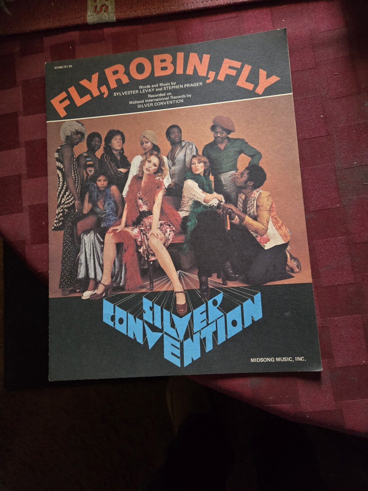 SILVER CONVENTION FLY ROBIN FLY SHEET MUSIC | eBay