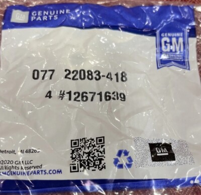 12671639 (4) GM GENUINE OEM High Pressure Fuel Injection Injector Seals ...