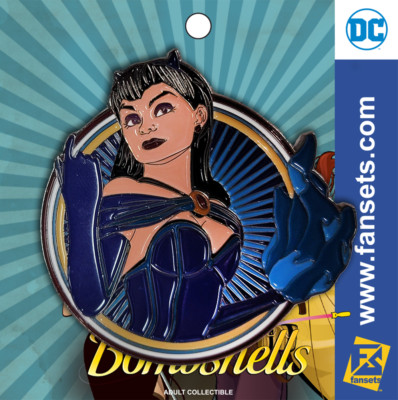 DC Comics Bombshells RAVEN Licensed FanSets Pin | eBay