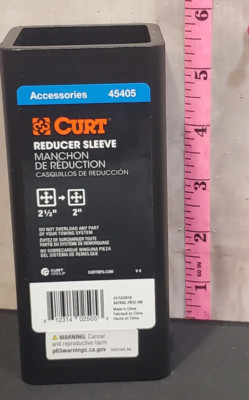 Curts Curt 45405 Hitch reducer Sleeve. 2.5 to 2 inches | eBay