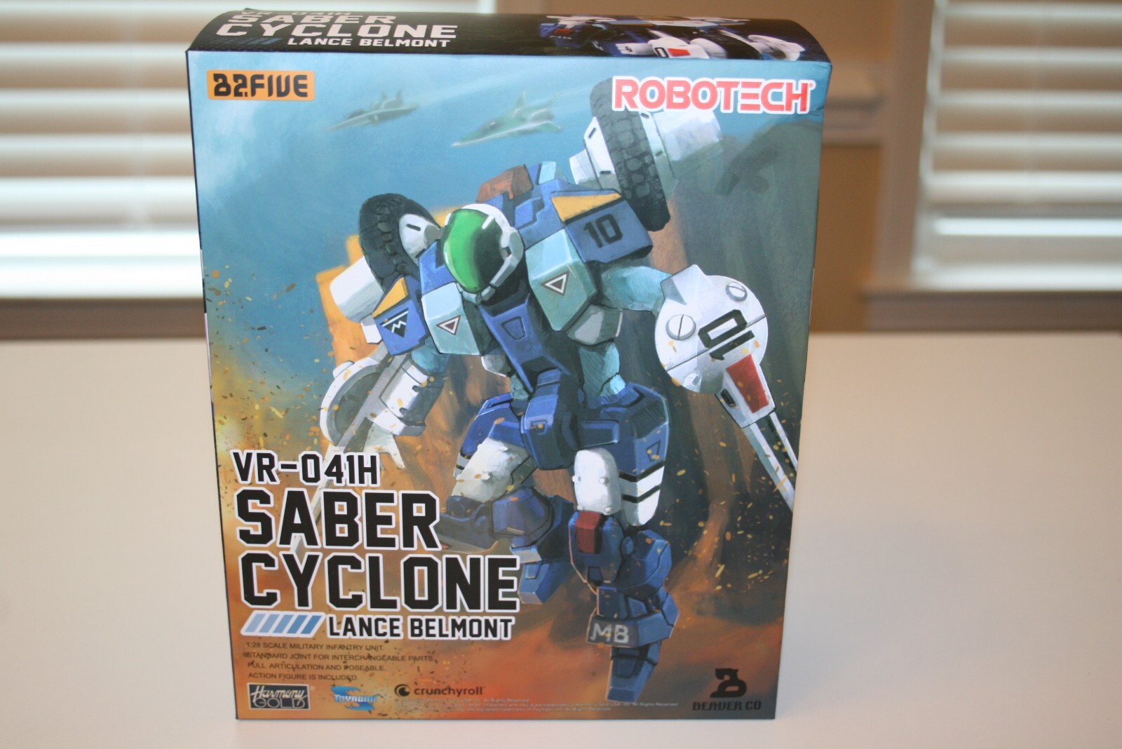 Robotech Macross VR-041H Saber Cyclone Lance Belmont Toynami NEW Authentic
