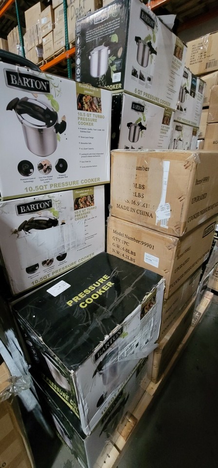 8 Quart Aluminum Pressure Cooker Fast Cooker Canner Pot Kitchen Large ...