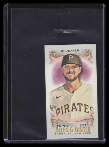 2021 Topps Allen & Ginter Mini Brooklyn Back 182 JT Brubaker Rookie 15/ ...